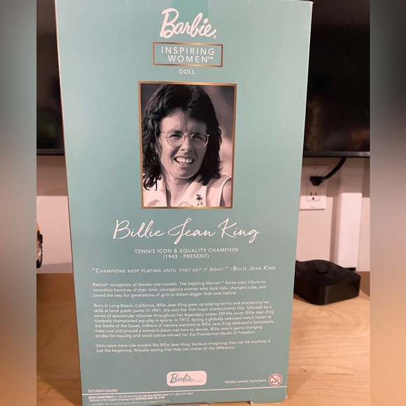 Barbie | Toys | Barbie Billie Jean King Inspiring Women Series Doll ...